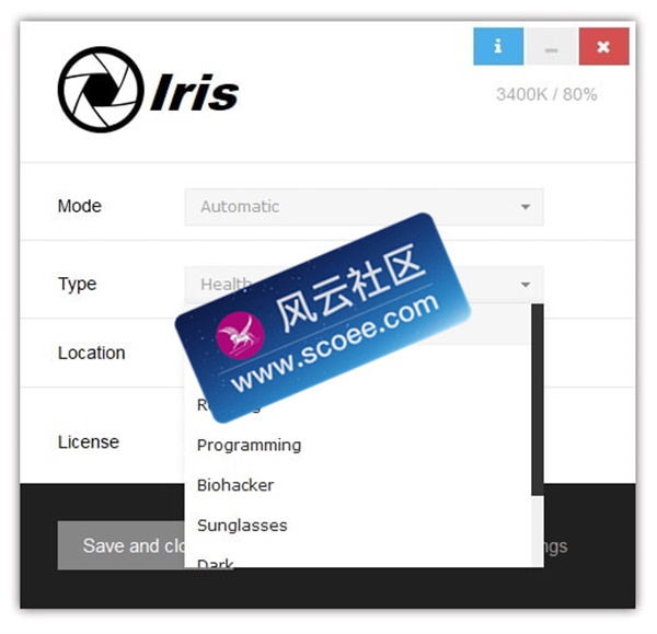 Iris for Mac 0.8.9.2 破解版下载 – 优秀的屏幕蓝光保护护眼模式工具 - 风云社区